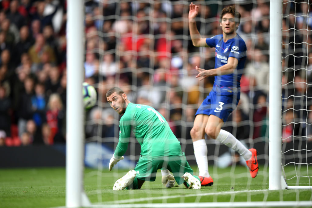 David De Gean kädet tärisivät taas - Man United ja Chelsea tasapeliin
